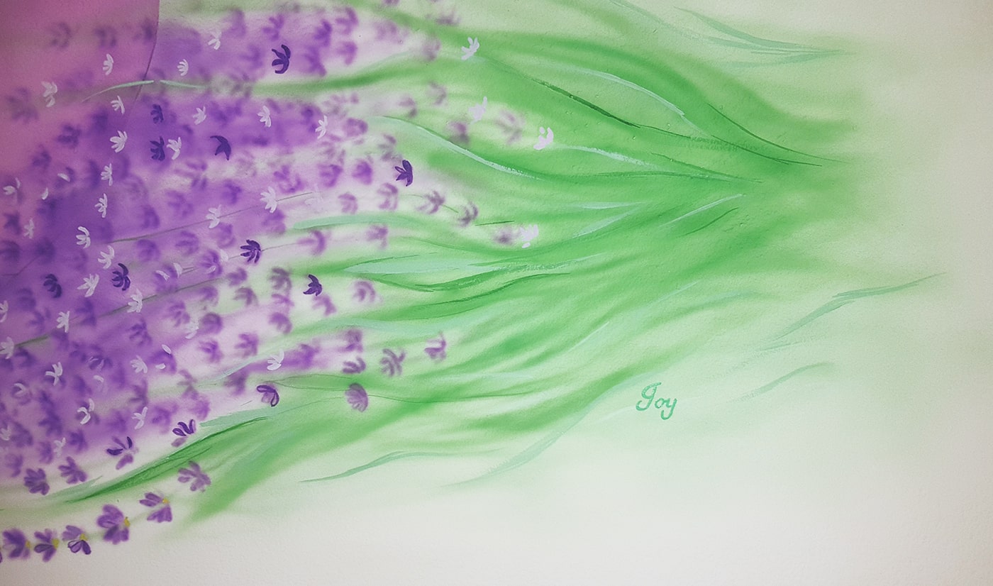Murales Lavanda - Arte di Joy